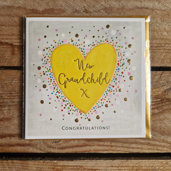 'New Grandchild' Card – The Flower Bee